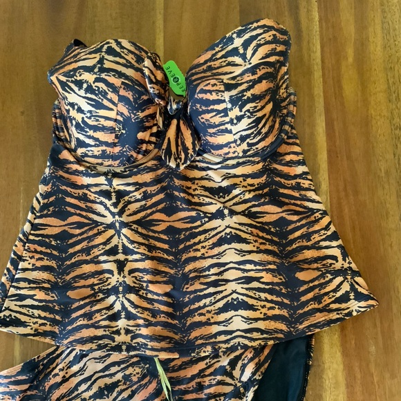 Wolf & Whistle | Swim | Copy Tiger Print Tankini | Poshmark